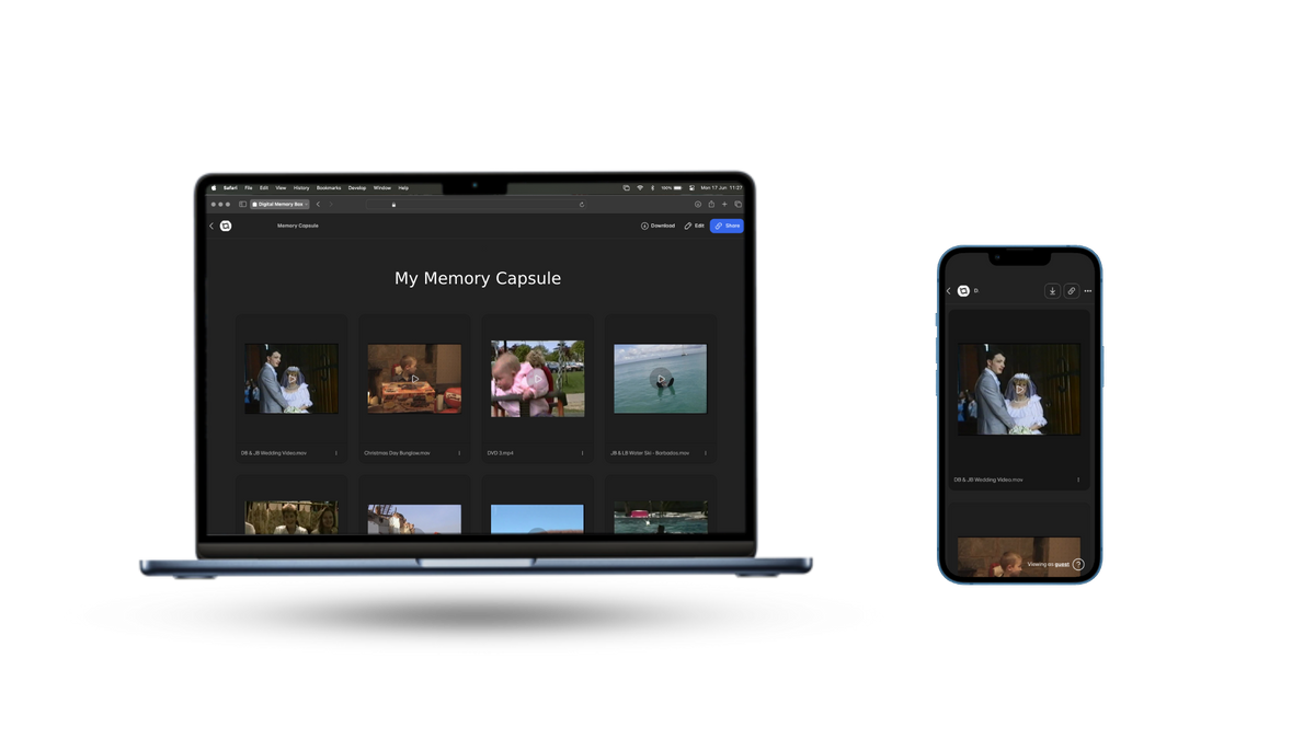 My Memory Capsule – Digital Memory Box